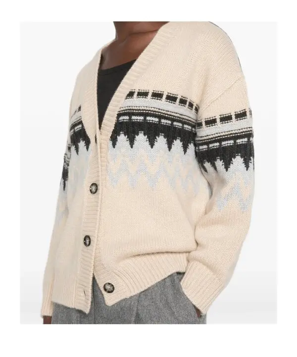 ALLUDE V-neck Cardigan