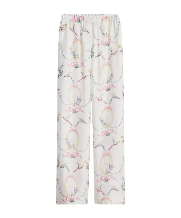 Dior Qixi Printed Silk Pajama Pants