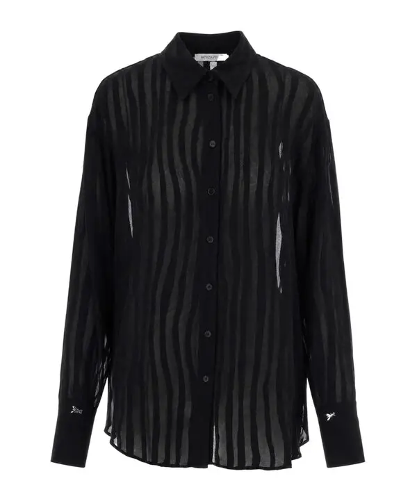 Patrizia Pepe Dévoré Oversized Shirt