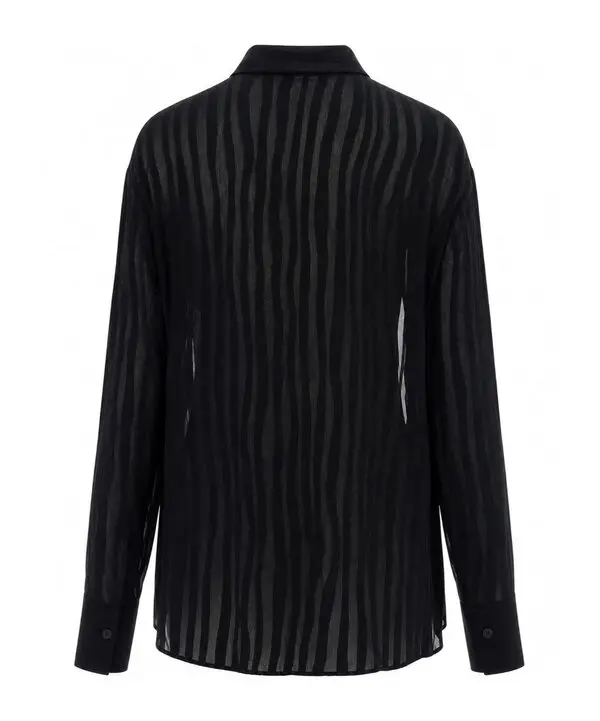 Patrizia Pepe Dévoré Oversized Shirt