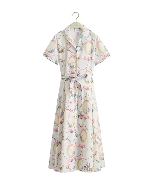 Dior Shirtdress With Médaillon Motif