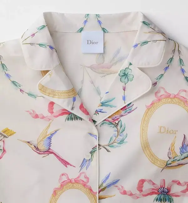 Dior Shirtdress With Médaillon Motif