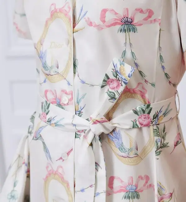 Dior Shirtdress With Médaillon Motif