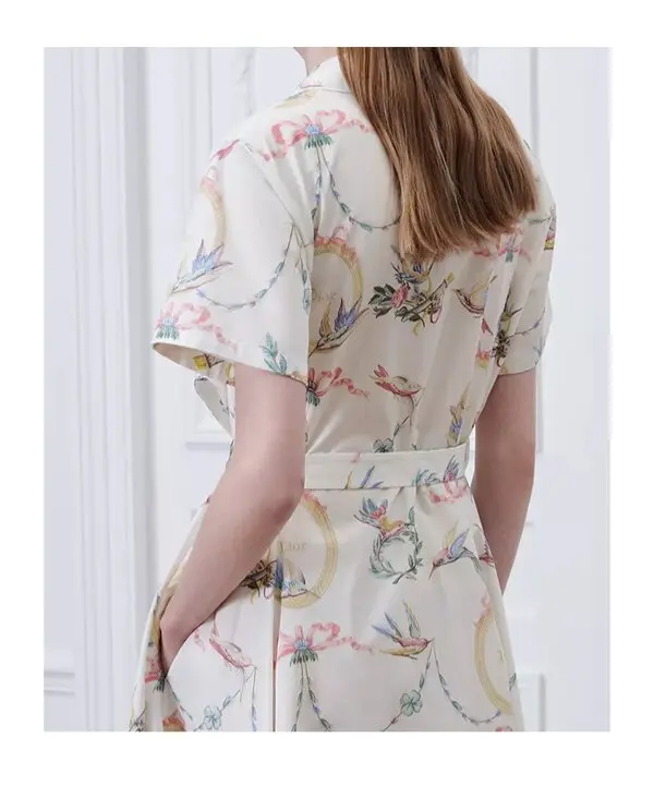 Dior Shirtdress With Médaillon Motif