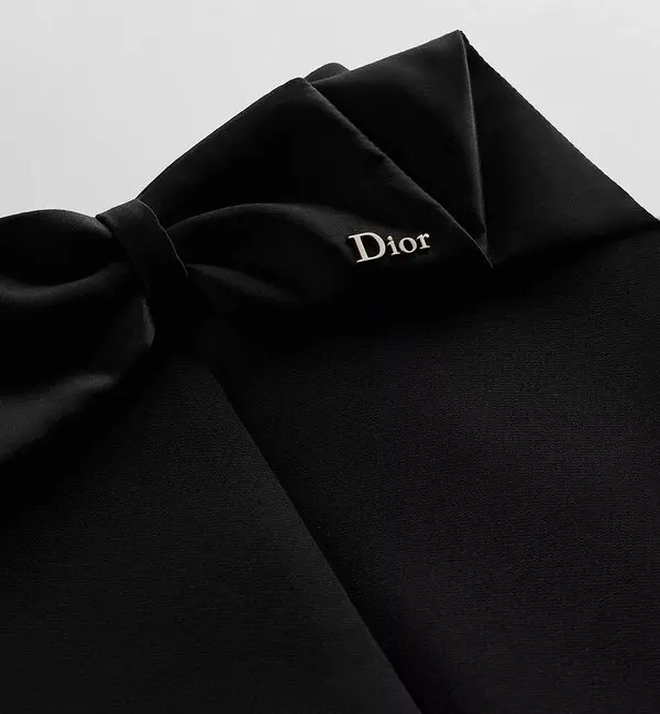 Dior Wrap Miniskirt With Satin Bow Detail