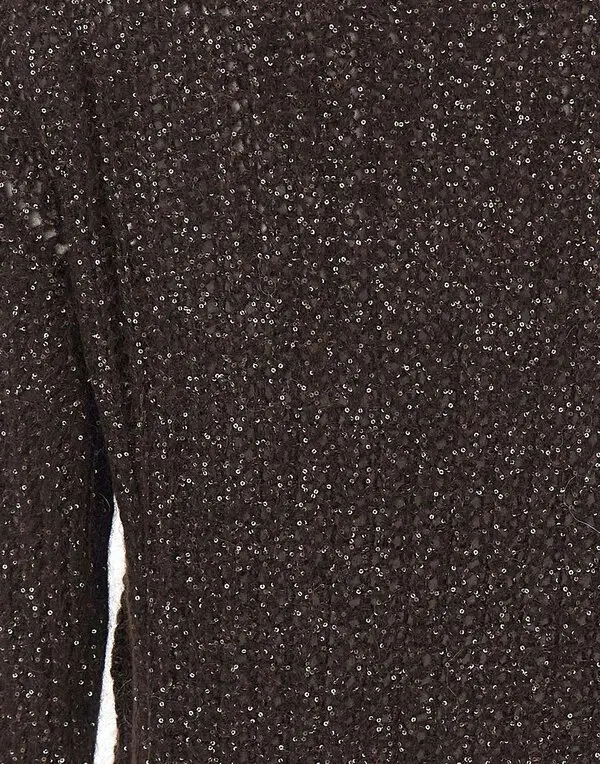 KAOS Open-knit Sequined Cardigan - Moro
