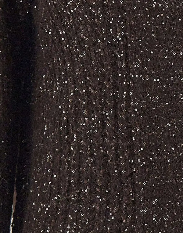 KAOS Open-knit Sequined Cardigan - Moro