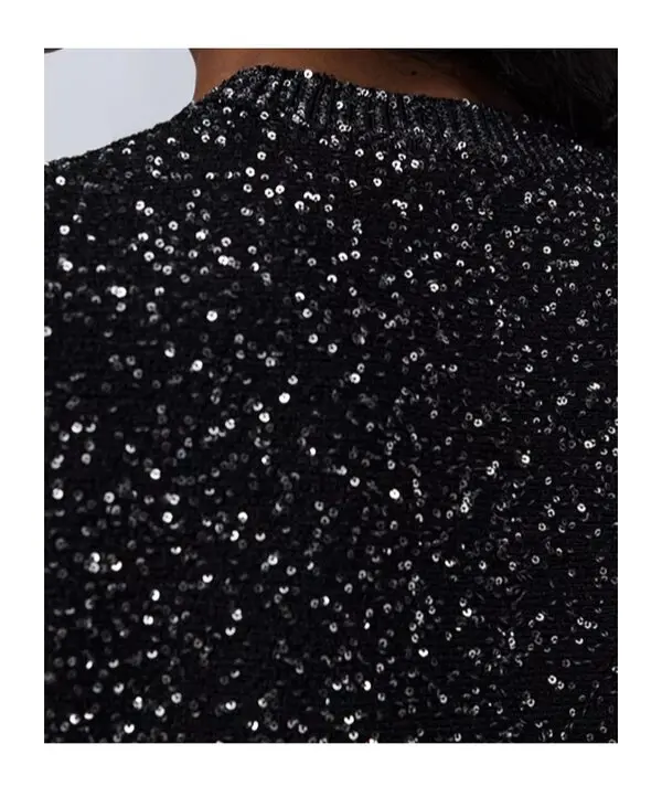Dior Short-sleeved Peplum Sweater With Medallion Button