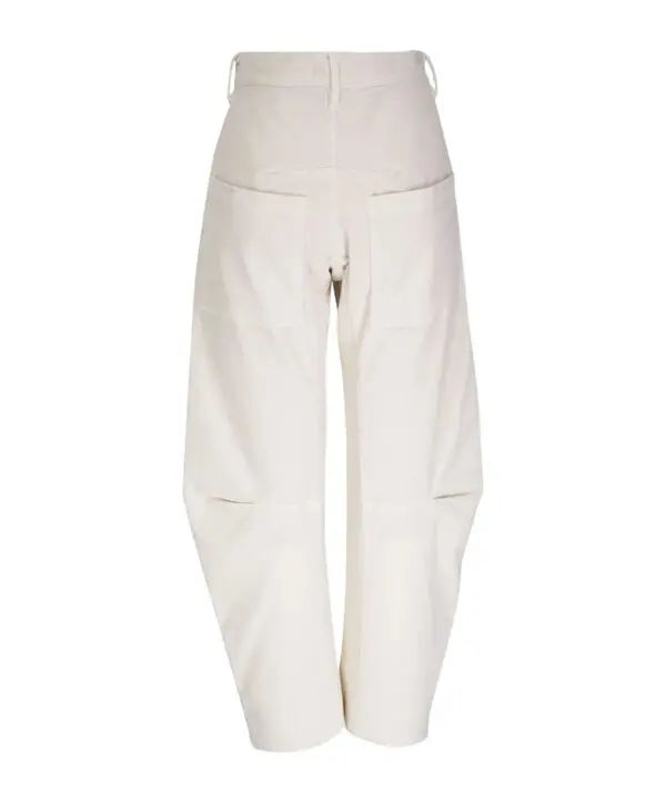 NILI LOTAN Casual Trousers With Belt Loops - White