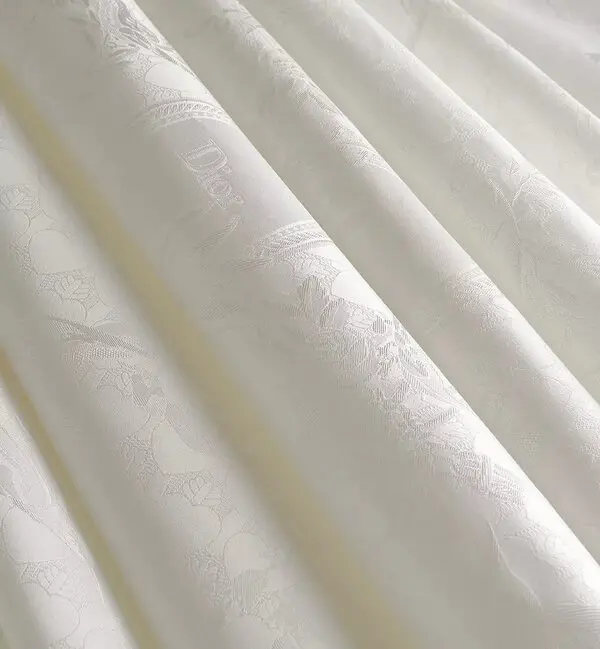 Dior Mid-length Flared Skirt With Allover Signatures