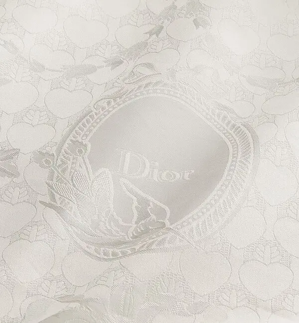 Dior Mid-length Flared Skirt With Allover Signatures