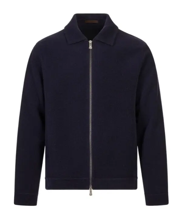 Fedeli Long-sleeve Collared Jacket