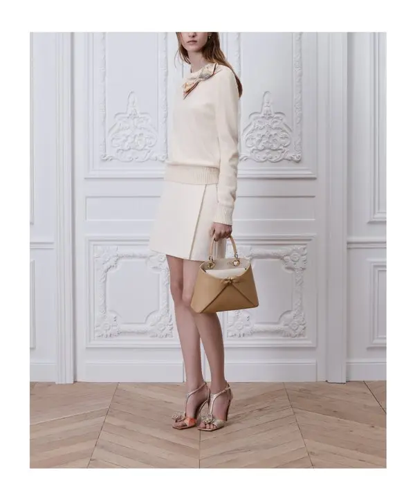 Dior Skort With Gold-finish Metal Closure