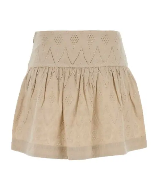 Isabel Marant Étoile Embroidered Skirt - Nude