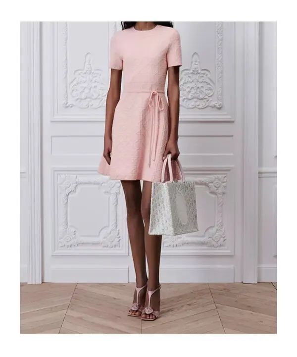 Dior Short Flared Cannage Dress
