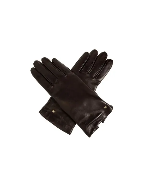 Max Mara Solid Color Five-finger Gloves - Brown