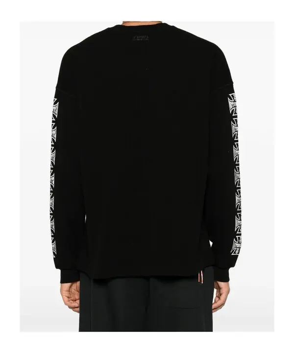 Vetements Waffle-knit Graphic-print T-shirt