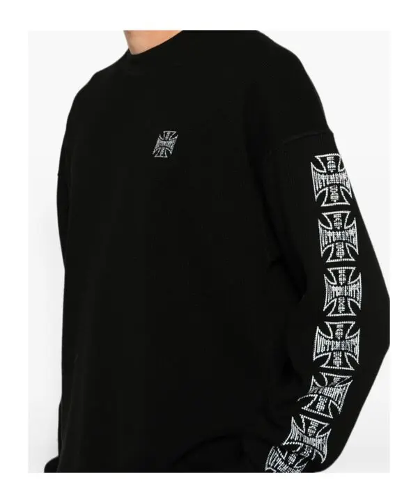 Vetements Waffle-knit Graphic-print T-shirt