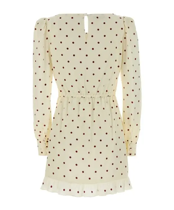 Alessandra Rich Polka Dot Mini Dress - No
