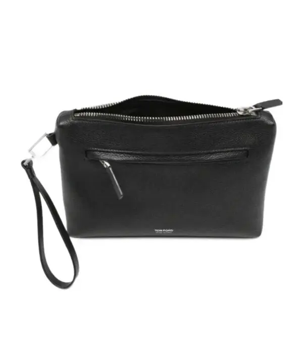 TOM FORD Grained Leather Clutch Bag