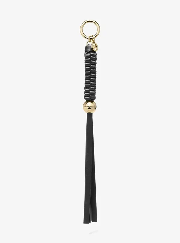 Michael Kors Woven Tassel Charm - Black