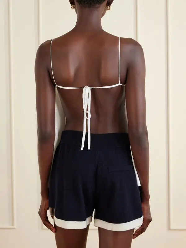 Jacquemus Le Haut Voile Open-back Jersey Top