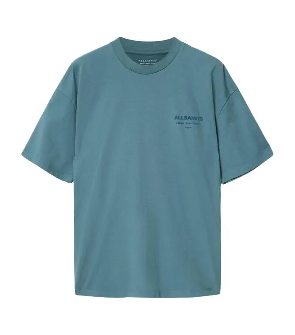 ALLSAINTS Organic Cotton Xander T-shirt - Blue