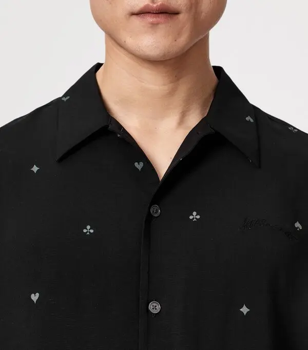 ALLSAINTS Cardsuit Short Sleeve Shirt