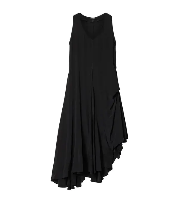ALLSAINTS Adjustable Sybil Midi Dress - Black