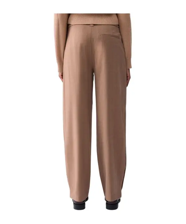 Liu Jo Balloon Pants In Herringbone Fabric