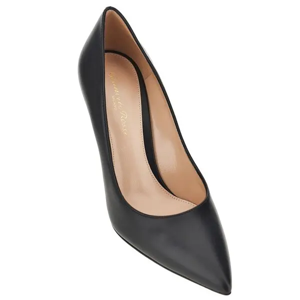 GIANVITO ROSSI Leather Pointed-toe Stiletto Pumps