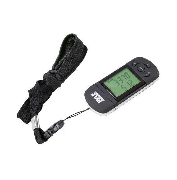 PYLE Digital Pedometer With Step Counter And Distance Tracking - Black
