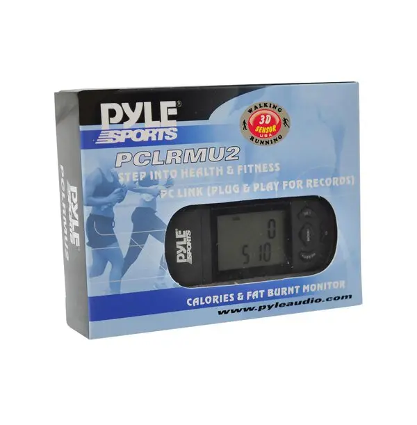 PYLE Digital Pedometer With Step Counter And Distance Tracking