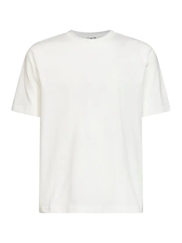Etro Beige Cotton Logo-embroidered T-shirt - Multicolor