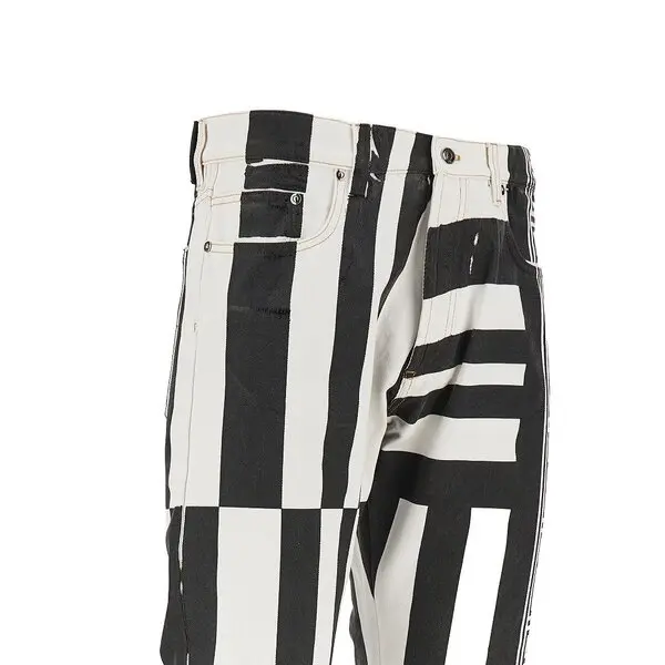 Versace Sylvester Print Denim Jeans