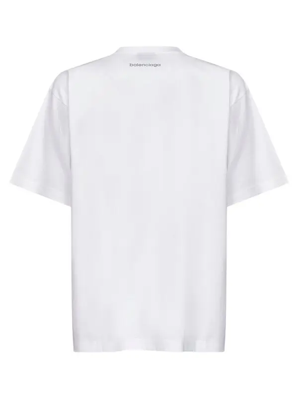 Balenciaga White Bodysuit Medium-fit T-shirt