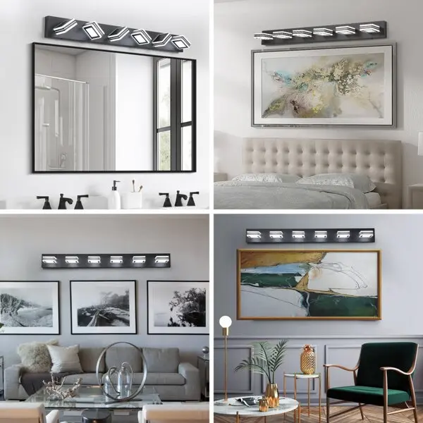 STREAMDALE FURNITURE 6-light Led Vanity Light Sleek