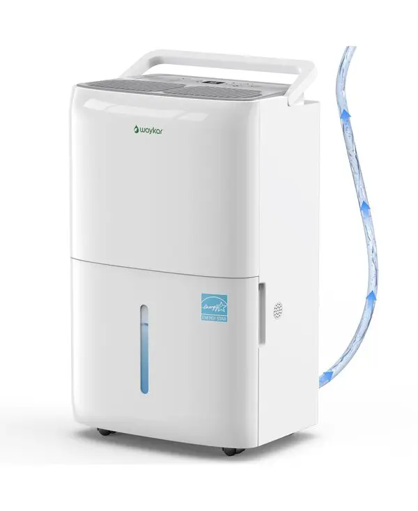 WAYKAR Energy Star 150 Pint Dehumidifier With Pump-up To 7