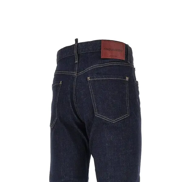 Dsquared2 Dark Wash "642" Jeans - Blue