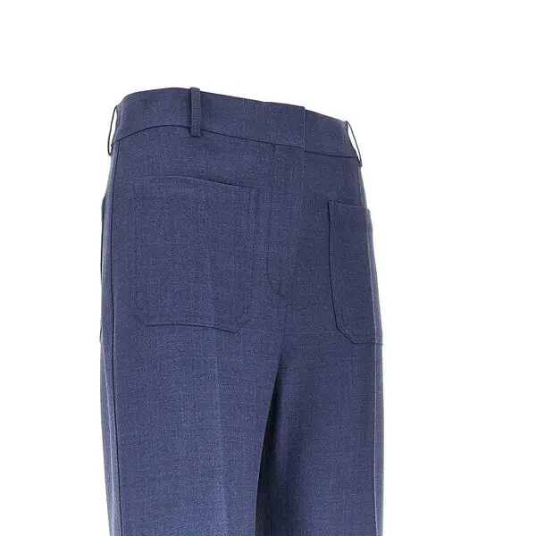 Victoria Beckham Alina Wool-blend Wide Leg Pants