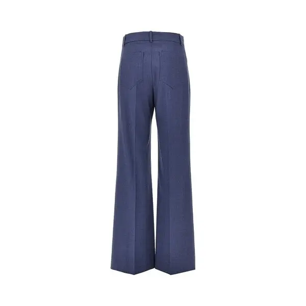 Victoria Beckham Alina Wool-blend Wide Leg Pants