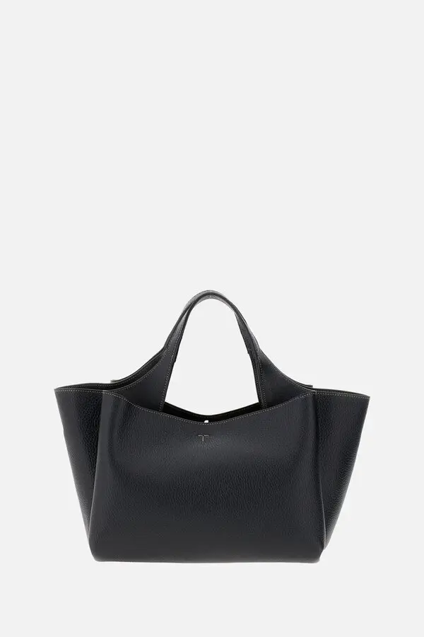 TOD'S Mini Leather Bag With Logo Detail - Multicolor