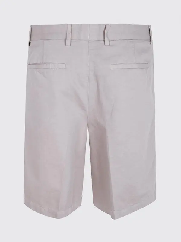 Zegna Tailored Cotton And Linen Shorts