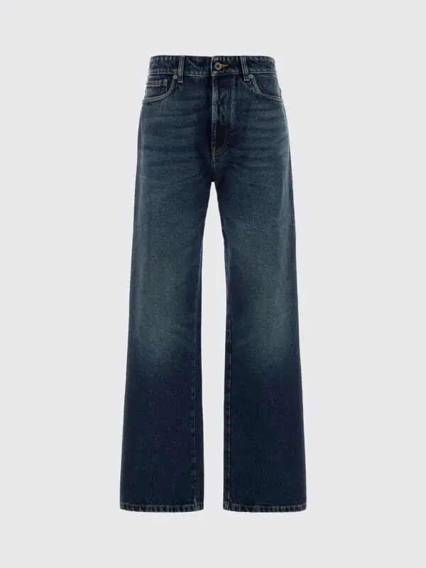 Miu Miu High Rise Wide Leg Jeans - Blue