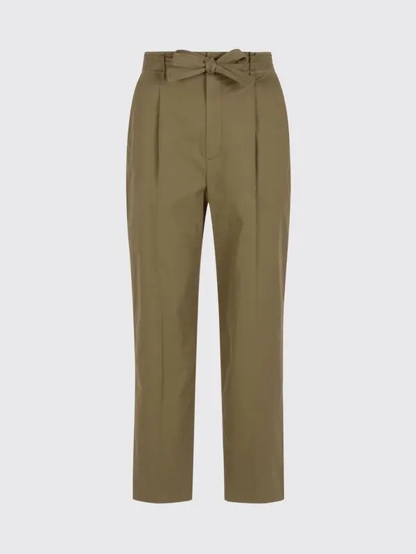 Saint Laurent Cotton Pants - Brown