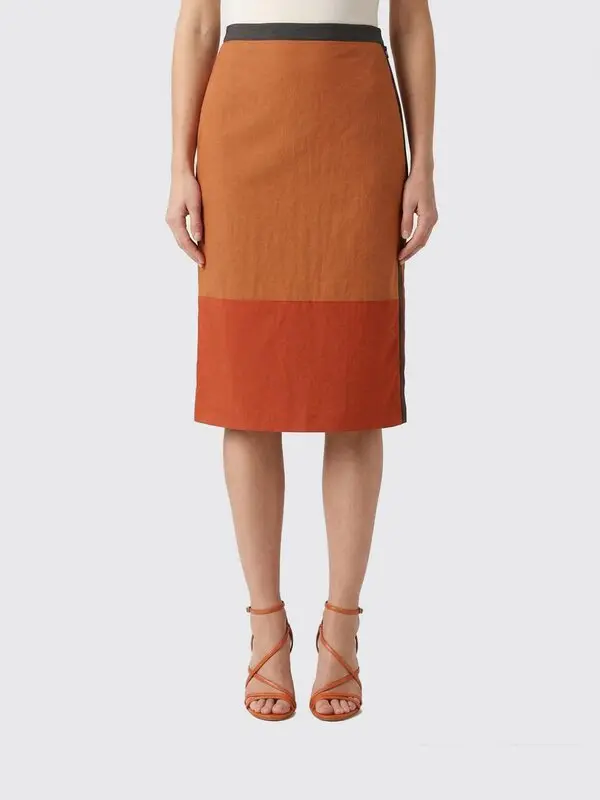 Saint Laurent Paneled Skirt - Multicolor