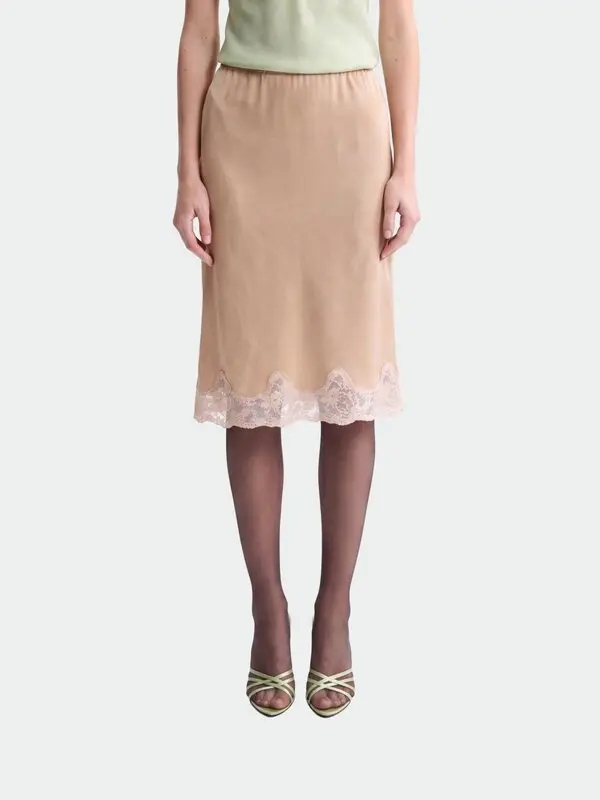 Saint Laurent Skirt Beige - Cream
