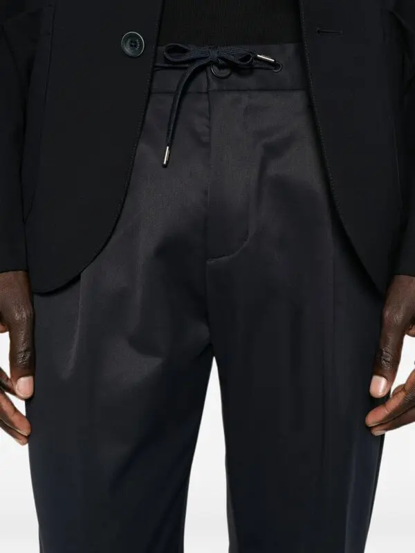 Herno Satin Finish Drawstring Trousers - Multicolor