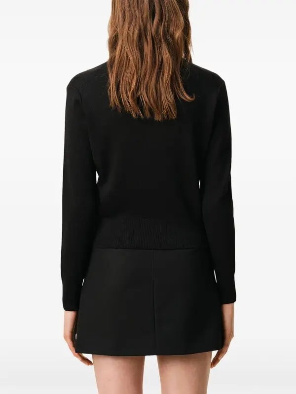 AMI Paris De Coeur Wool Cardigan