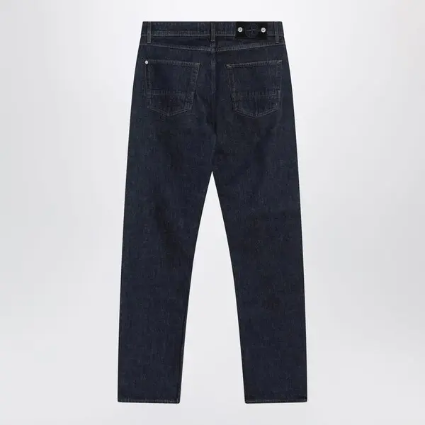Stone Island Regular Straight Jeans In Rinsed Denim